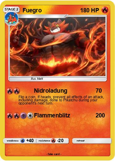 Pokémon Fuegro 4 4 - Nidroladung - My Pokemon Card