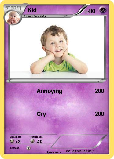Pokémon Kid 1175 1175 - Annoying - My Pokemon Card