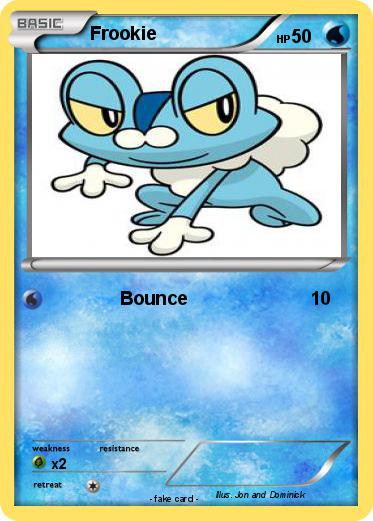 Pokémon Frookie 1 1 - Bounce - My Pokemon Card