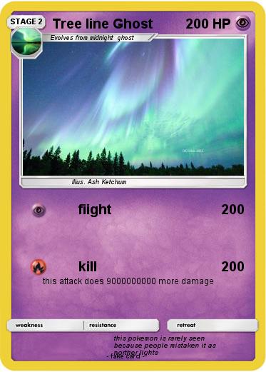 Pokémon tree line ghost - fiight - My Pokemon Card