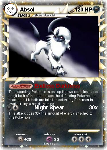 Pokémon Absol 997 997 - Endless Darkness - My Pokemon Card
