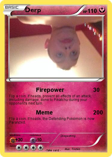 Pokémon Derp 1887 1887 - Firepower - My Pokemon Card