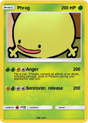 Pokémon Phrog 21 21 - Anger - My Pokemon Card