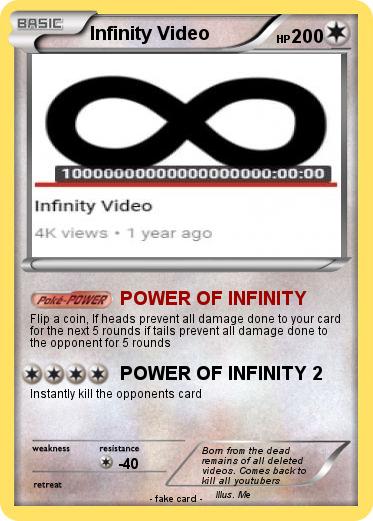 Pokémon Infinity Video - POWER OF INFINITY - My Pokemon Card