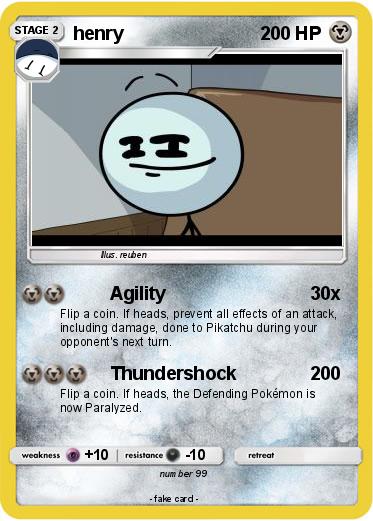 Pokémon henry 885 885 - Agility - My Pokemon Card