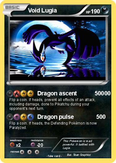 Pokémon Void Lugia 1 1 - Dragon ascent 50000 - My Pokemon Card