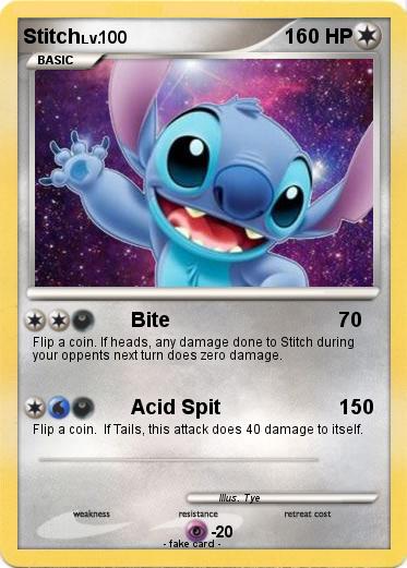Pokémon Stitch 331 331 - Bite - My Pokemon Card
