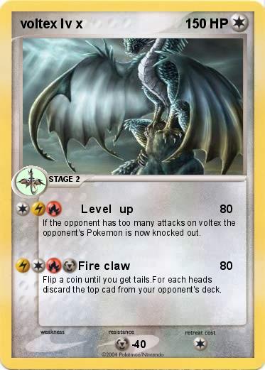 Pokémon voltex lv x - Level up - My Pokemon Card