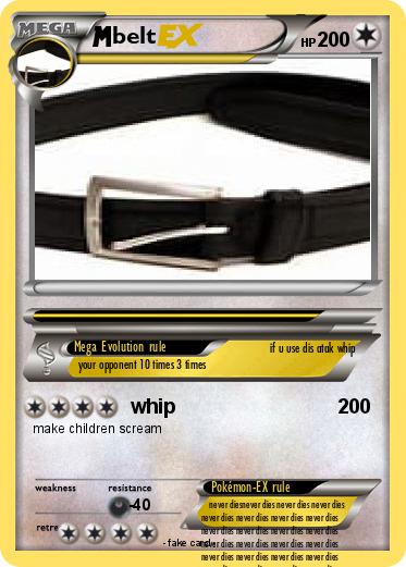 Pokémon belt 23 23 - whip - My Pokemon Card