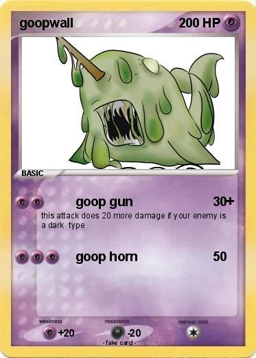 Pokémon goopwall - goop gun - My Pokemon Card