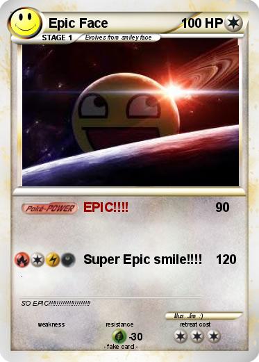 Pokémon Epic Face 814 814 - EPIC!!!! - My Pokemon Card