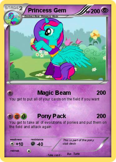 Pokémon Princess Gem - Magic Beam - My Pokemon Card