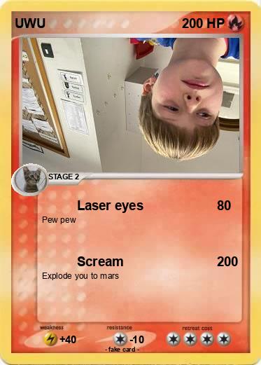 Pokémon UWU 137 137 - Laser eyes - My Pokemon Card