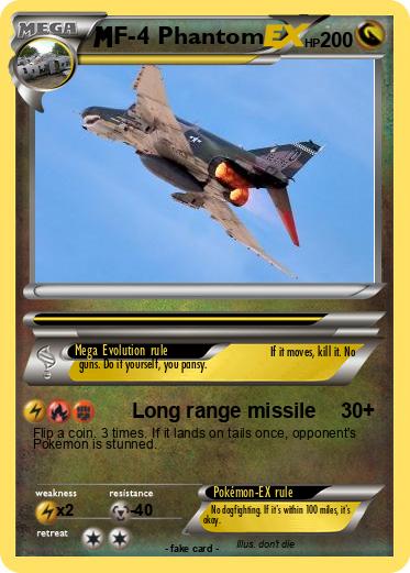 Pokémon F 4 Phantom 6 6 - Long range missile - My Pokemon Card