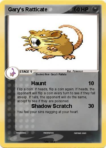 Pokémon Gary s Ratticate - Haunt - My Pokemon Card