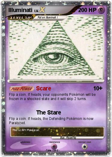 Pokémon Illuminati 399 399 - Scare - My Pokemon Card