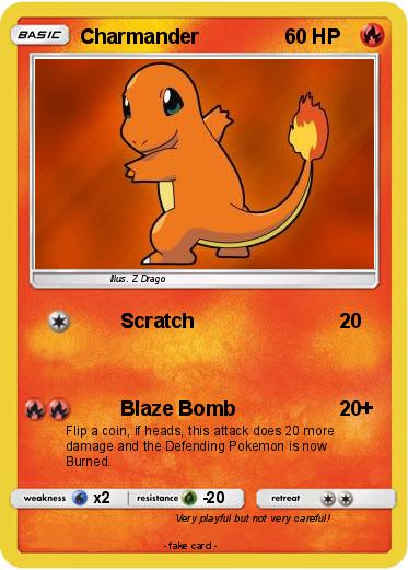 Pokémon Charmander 2338 2338 - Scratch - My Pokemon Card
