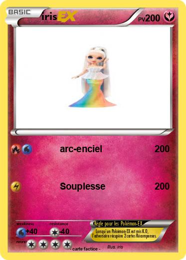 Pokémon iris 290 290 - arc-enciel - Ma carte Pokémon