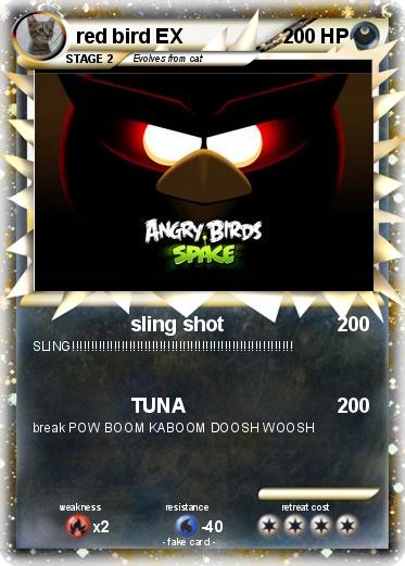 Pokémon red bird EX 1 1 - sling shot - My Pokemon Card