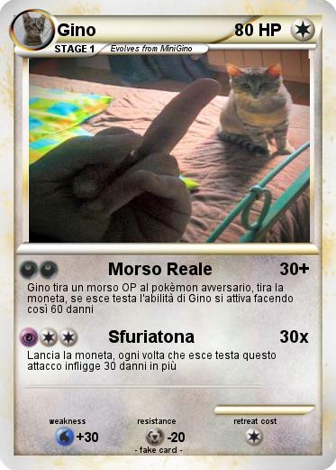 Pokémon Gino 61 61 - Morso Reale - My Pokemon Card