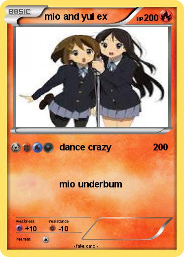 Pokémon mio and yui ex - dance crazy - My Pokemon Card