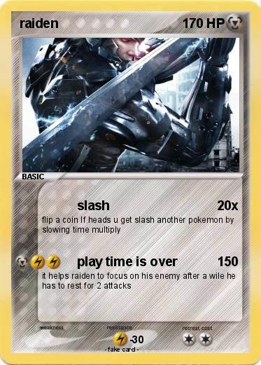 Pokémon raiden 119 119 - slash - My Pokemon Card
