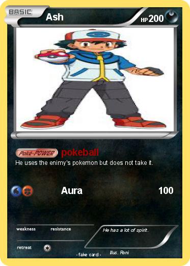 Pokémon Ash 2408 2408 - pokeball - My Pokemon Card