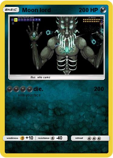 Pokémon Moon lord 77 77 - die. - My Pokemon Card