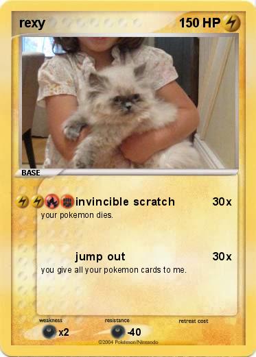 Pokémon rexy 3 3 - invincible scratch - My Pokemon Card