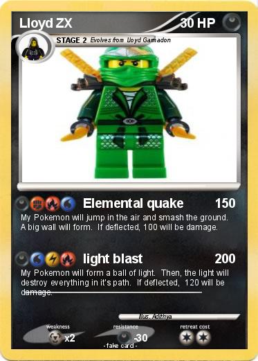 Pokémon Lloyd ZX 82 82 - Elemental quake - My Pokemon Card