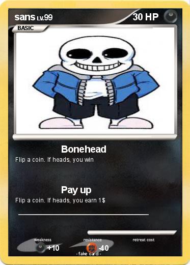 Pokémon sans 1684 1684 - Bonehead - My Pokemon Card