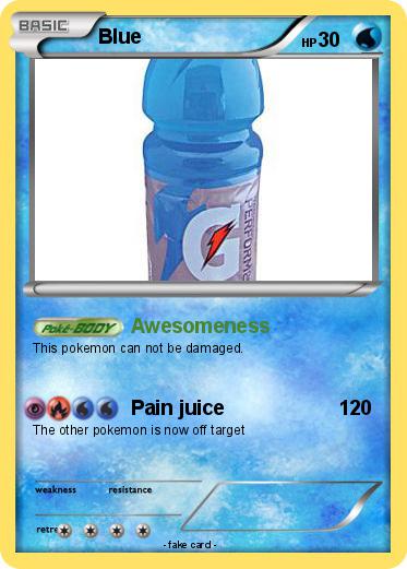 Pokémon Blue 2906 2906 - Awesomeness - My Pokemon Card