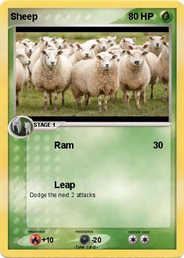 Pokémon Sheep 213 213 - Ram - My Pokemon Card