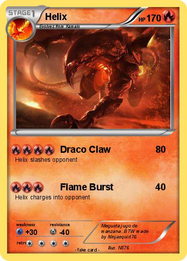 Pokémon Helix 98 98 - Draco Claw - My Pokemon Card