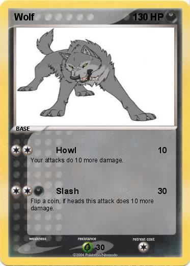 Pokémon Wolf 102 102 - Howl - My Pokemon Card