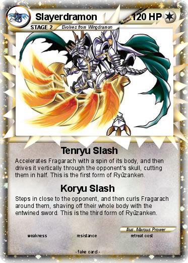 Pokémon Slayerdramon 2 2 - Tenryu Slash - My Pokemon Card