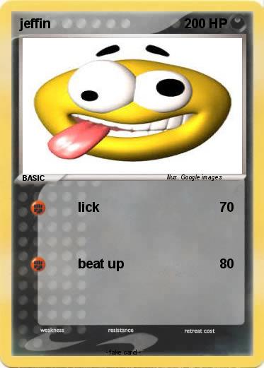 Pokémon jeffin - lick - My Pokemon Card