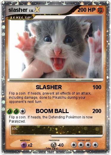 Pokémon slasher 58 58 - SLASHER - My Pokemon Card