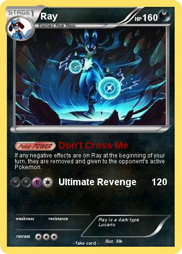 Pokémon Ray 864 864 - Don't Cross Me - My Pokemon Card