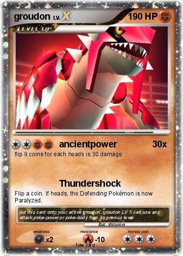 Pokémon groudon 1951 1951 - ancientpower - My Pokemon Card