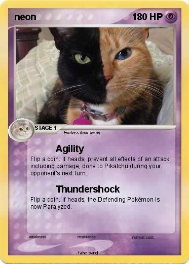 Pokémon neon 277 277 - Agility - My Pokemon Card