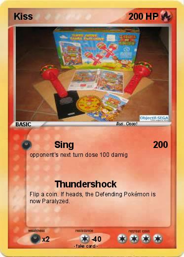 Pokémon Kiss 156 156 - Sing - My Pokemon Card