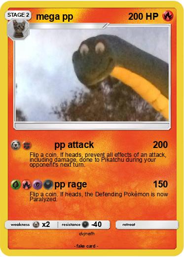 Pokémon mega pp 1 1 - pp attack - My Pokemon Card