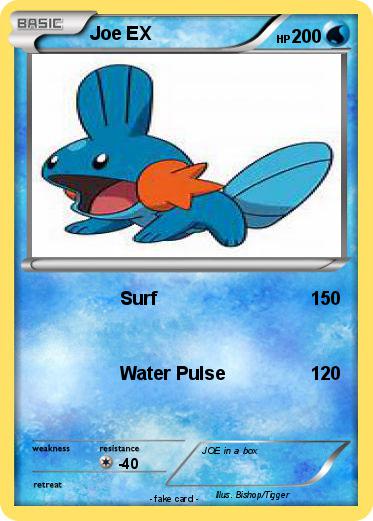Pokémon Joe EX 5 5 - Surf - My Pokemon Card