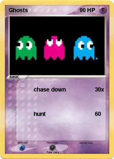Pokémon Ghosts 10 10 - chase down - My Pokemon Card