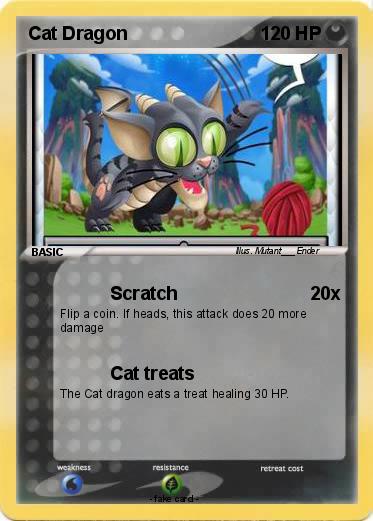 Pokémon Cat Dragon 4 4 - Scratch - My Pokemon Card