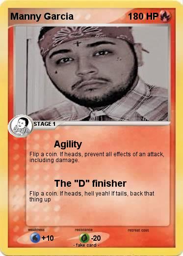 Pokémon Manny Garcia - Agility - My Pokemon Card