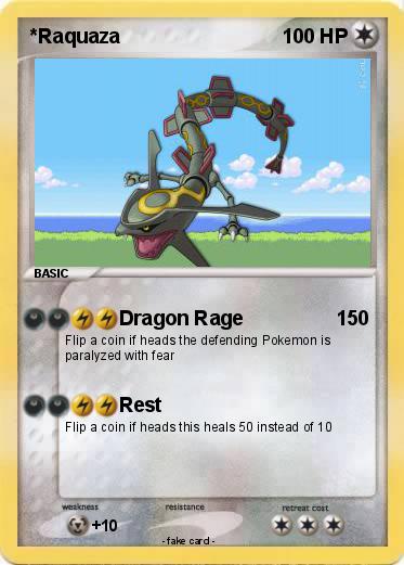 Pokémon Raquaza 478 478 - Dragon Rage - My Pokemon Card