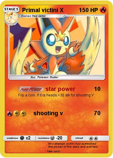 Pokémon Primal victini X - star power - My Pokemon Card