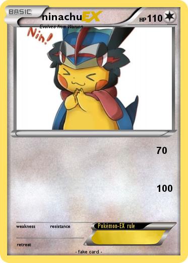 Pokémon ninachu 3 3 - My Pokemon Card